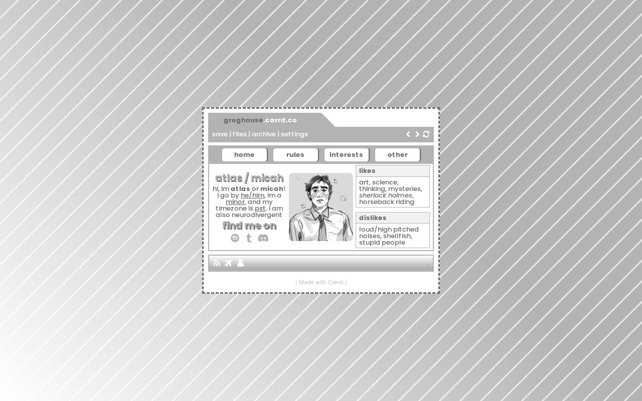 atlas/micah’s carrd 🏥